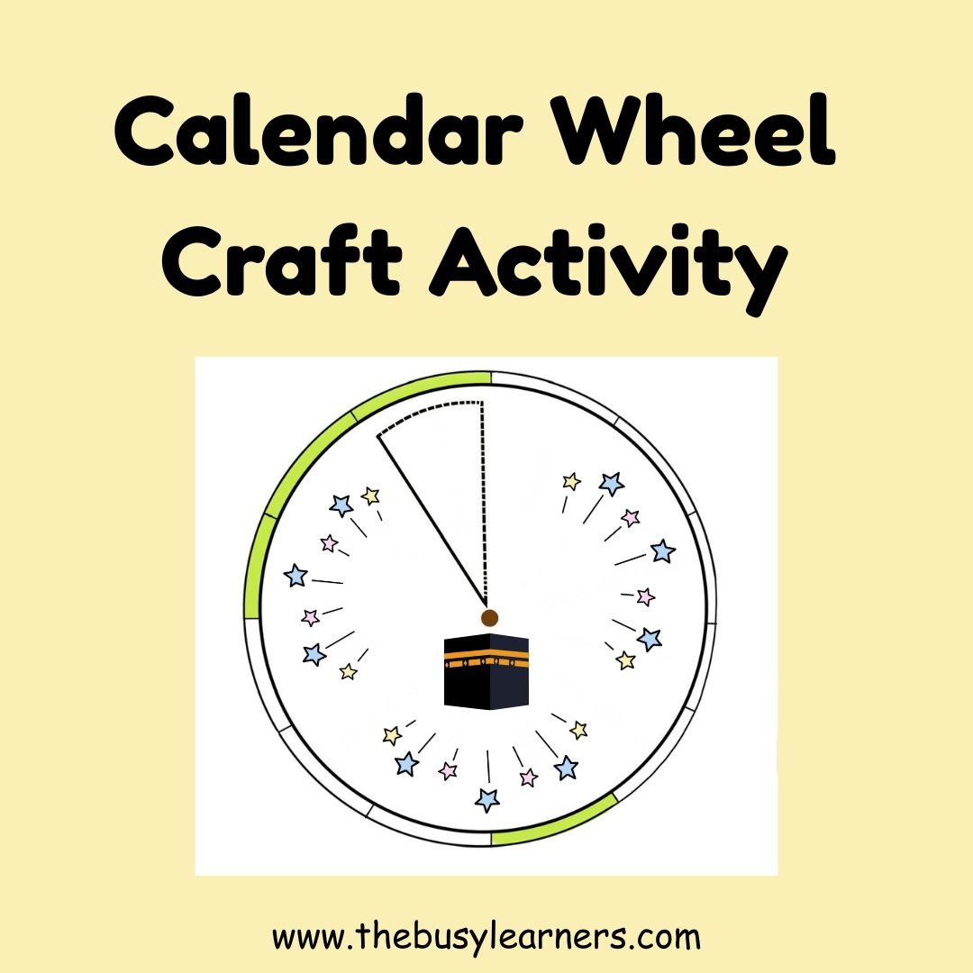 🧵Craft Activity: Create a Calendar Wheel for the Four Sacred Months 🕋 ...